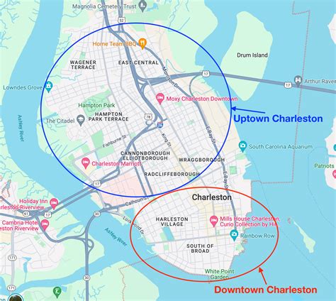 Map Of Downtown Charleston Sc Stepmap Charleston Sc Landkarte
