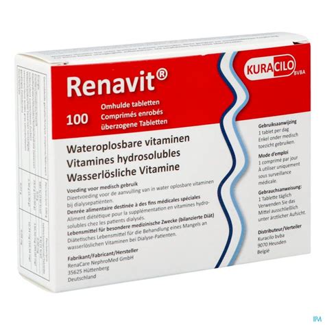 Renavit Comprimés 100 Vitamines B Pharmacodel Pharmacie En Ligne