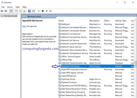 Configure Openssh Server On Windows Server 2019 Computingforgeeks