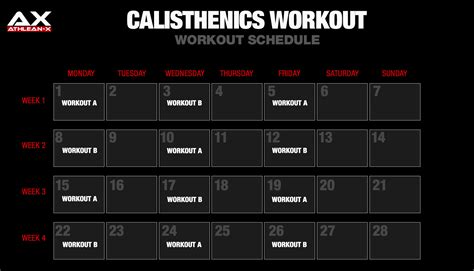 Conquer Your Fitness Goals The Only 30 Day Calisthenics Workout Plan