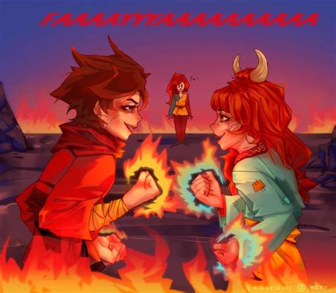 Gigik Commissions Open Kagegigi On X Kai And Wyldfyre Fanart