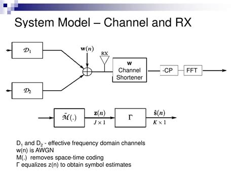 Ppt Semi Blind Equalization For Ofdm Using Space Time Block Coding