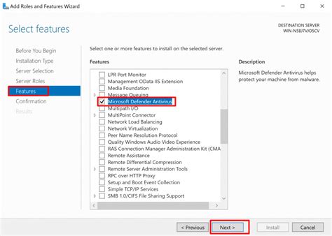 How To Install Or Enable Windows Defender In Windows Server