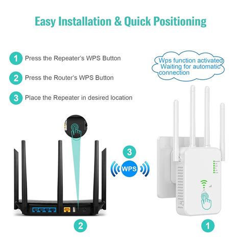 U10 1200mbps Signal Booster Wifi Extender Wifi Antenna Dual Band 5g