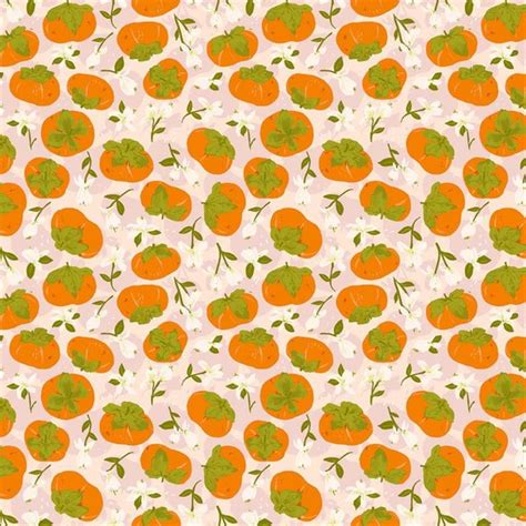 Persimmon Fabric Etsy