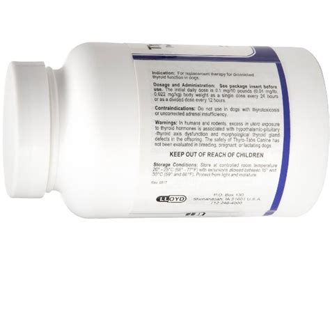 Thyro Tabs 05mg Per Tab On Sale Entirelypets Rx
