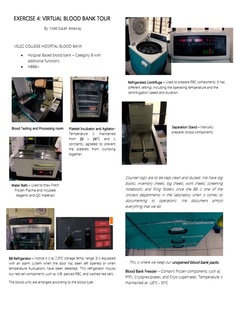 Exercise 4 Lab Visit Notes Pdf