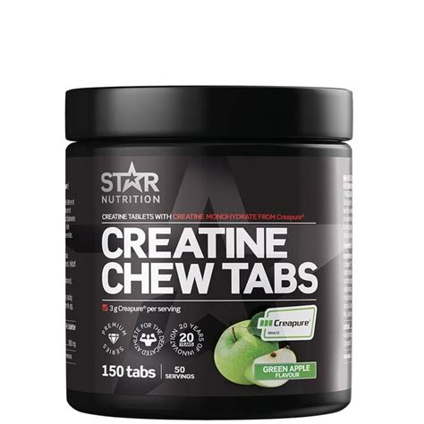 Kjøp Creatine Chew Tabs 150 Tabs Gymgrossistenno