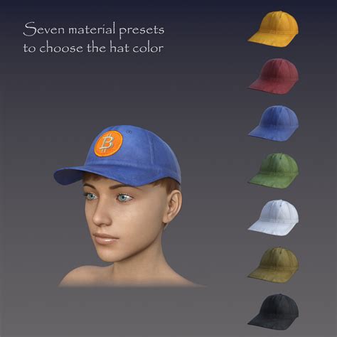 Artstation Baseball Cap With Short Haircut Game Assets