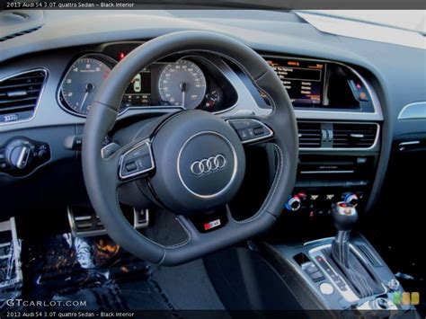 Black Interior Dashboard For The 2013 Audi S4 30t Quattro Sedan