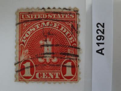 Postage Due 1 Cent United States American Usa Postage Stamp Ebay Uk