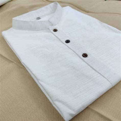 Khadi Panjabi For Man Comilla Khadi White Color Panjabi Bd
