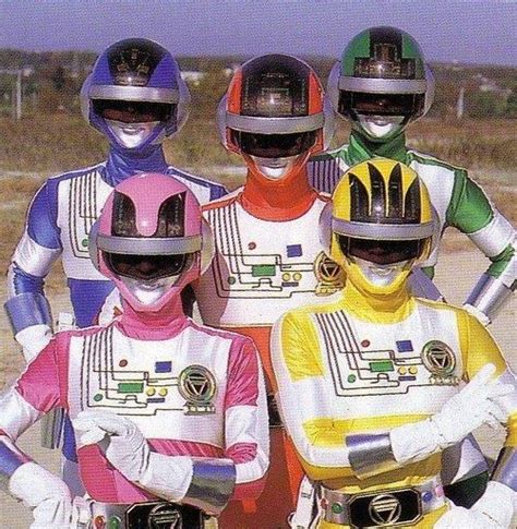 Choudenshi Bioman Tokusatsu Anime Ilustrações
