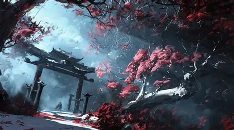 Geleneksel Tapınak Torii Kapısı Hd Duvar Kağıdı Indir