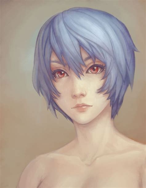 Rei Ayanami Portrait By Unsomnus On Deviantart Rei Ayanami Rei