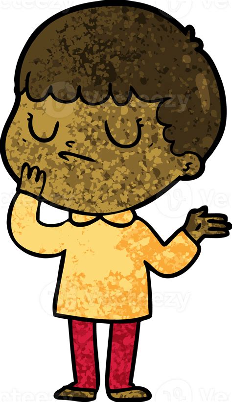 Cartoon Grumpy Boy 45161266 Png