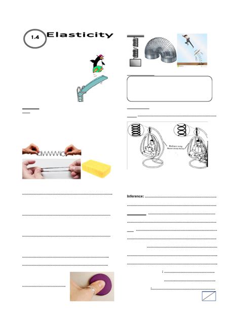 14 Elasticity Module 2021 Pdf Force Physical Phenomena