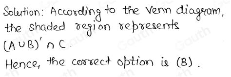 Solved Use The Symbols A B C U ∩ And As Necessary To Describe The Shaded Region