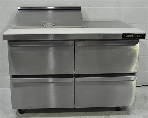 Used Continental Refrigerator Sw48 12m 48 Mighty Top 4 Drawer Prep