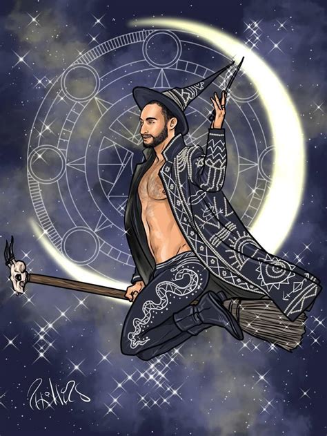 Pin By Cerul On Male Witch Male Witch Male Body Art Witch Art