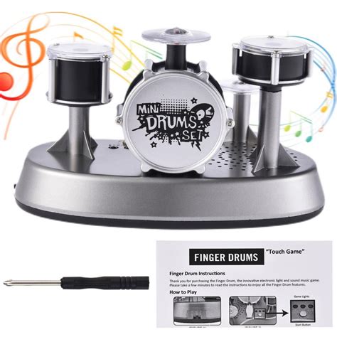 Jual Electric Mini Drum Desktop Drum Set Finger Drum Set Electronic