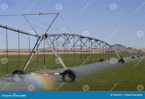 Field Irrigation Pvc Pipes Stock Image 96847897