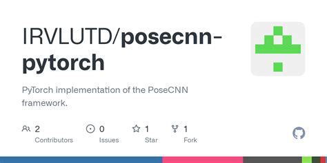 Github Irvlutdposecnn Pytorch Pytorch Implementation Of The Posecnn Framework