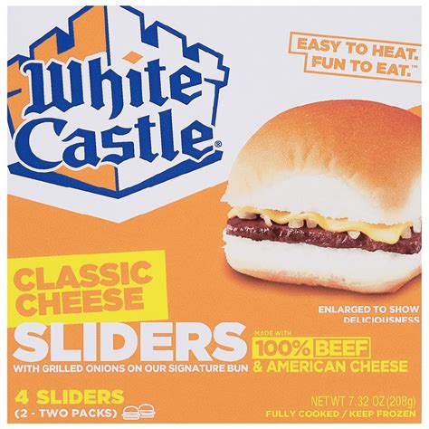 White Castle Classic Cheese Sliders Walgreens