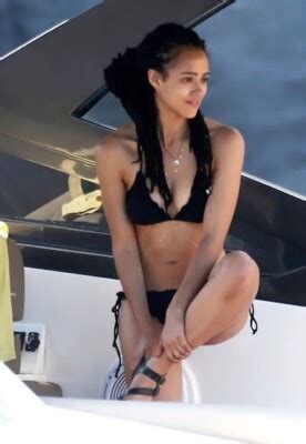 Nathalie Emmanuel In Black Bikini Sexy Print Celebrity Photo 575745 Ebay
