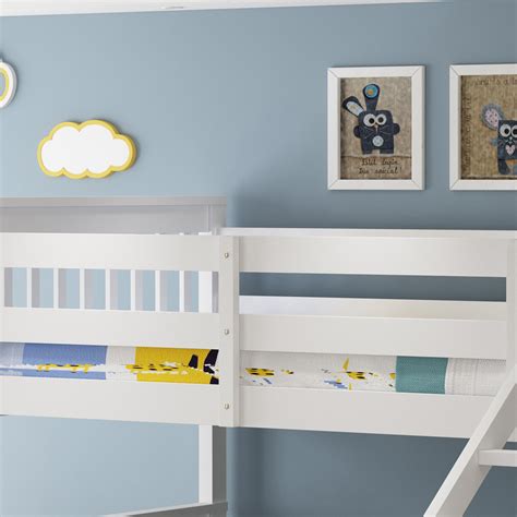 Noah White Wooden Triple Sleeper Bunk Bed Double And Single Furniture
