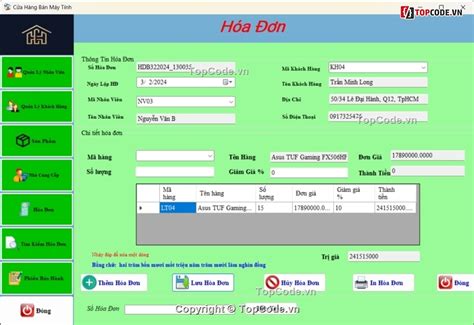 Full Code Phần Mềm Quản Lý Bán Máy Tính Winform C And Bài Báo Cáo