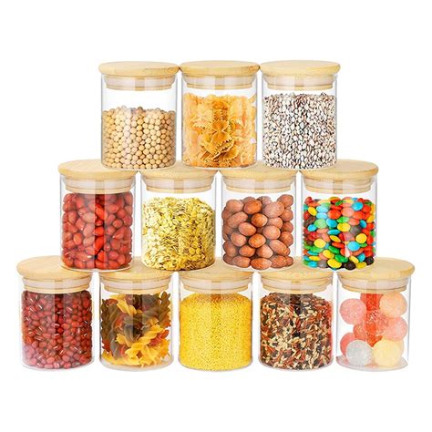 Storage Jars Set Food Storage Containers Glass Ja Vicedeal