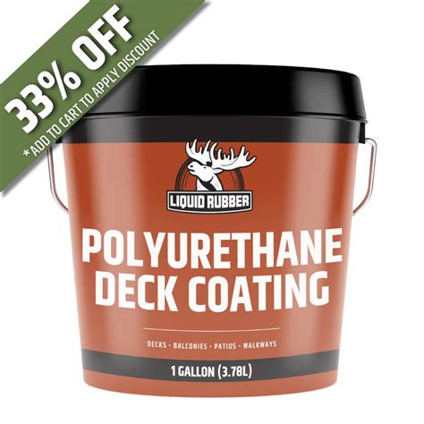 Premium Polyurethane Deck Coating Shop Liquid Rubber
