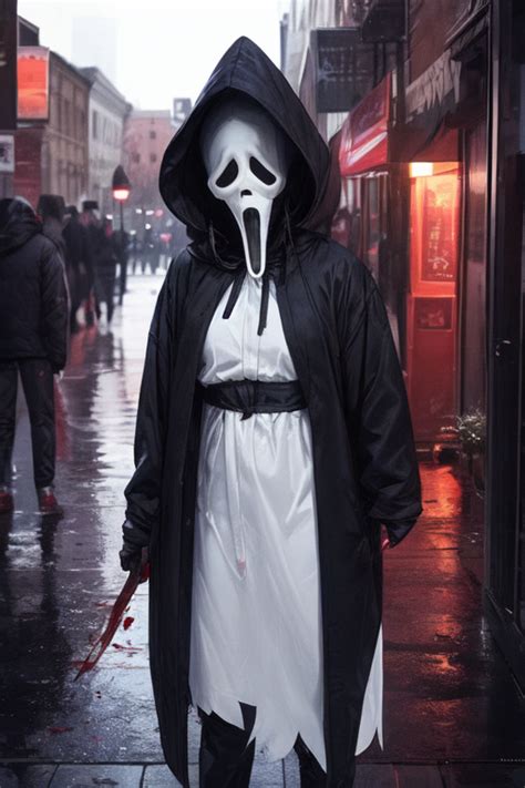 Girl Ghost Face