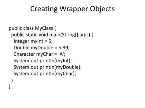 Wrapper Classes Pptx