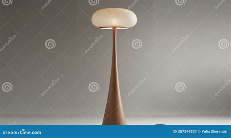 Elegant Floor Lamp Featuring Curved Wooden Base And Translucent Matte