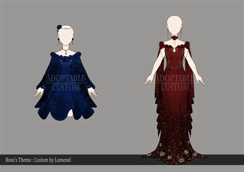 Outfit Commission 1 Rose By Lomenel On Deviantart