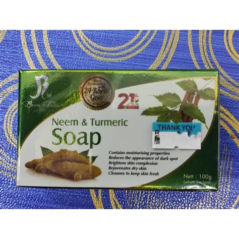 Neem And Turmeric Soap 100g Shopee Malaysia