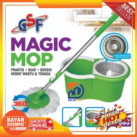 Jual Magic Mop Gsf Murah Alat Pel Gsf Magic Mop Gsf Stainless Steel