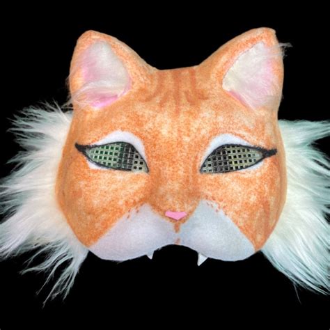 Cat Mask Tabby Etsy