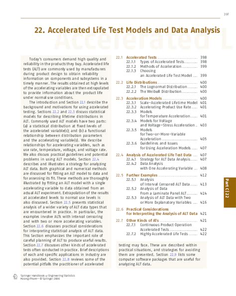Pdf Accelerated Life Test Models And Data Analysis