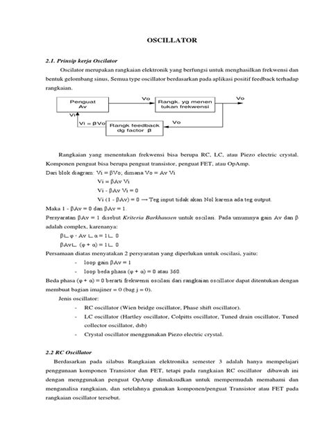 Oscilator Dan Rc Oscilator Pdf Oscilator Dan Rc Oscilator Pdf