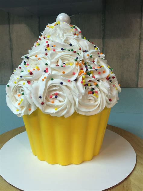 Giant Cupcake Birthday Cake By Chrisys Creations