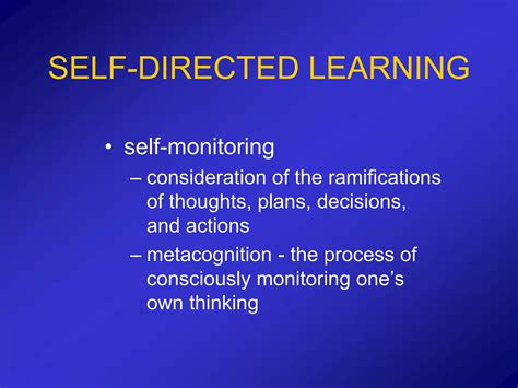 Self Directed Learningppt