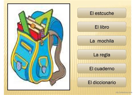 Los Objetos De La Clase English Esl Powerpoints