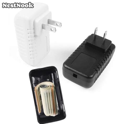 Nestnook Private Money Box Fake Charger Plug Secret Home Hidden Storage