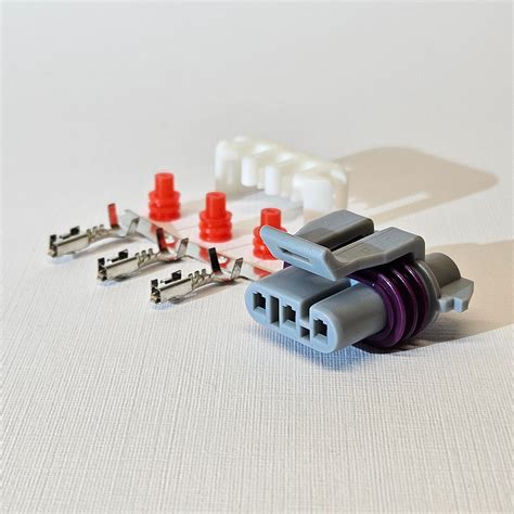 Connector Kit Suit Gm Ls3 Crank Position Sensor Grey Rapid