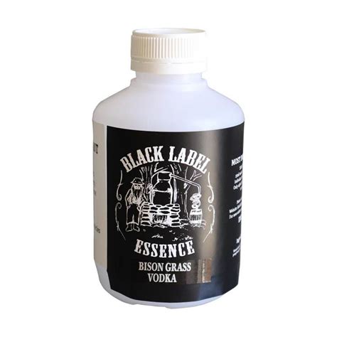 Bison Grass Vodka Black Label Essence