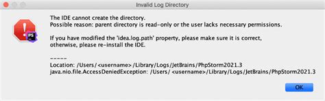 How To Fix Phpstorm The Ide Cannot Create The Directory