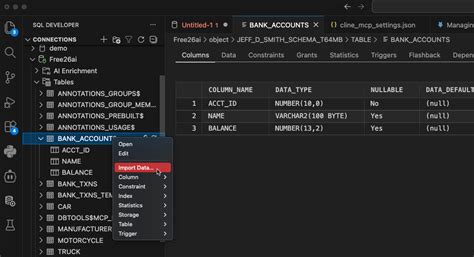 Loading Csv With Sql Developer Extension For Vs Code